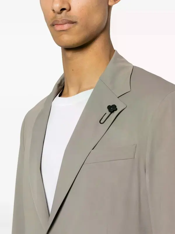 LARDINI Taffeta Single-breasted Blazer