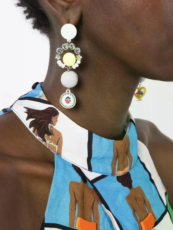 AMIR SLAMA Charm-detail Drop Earrings