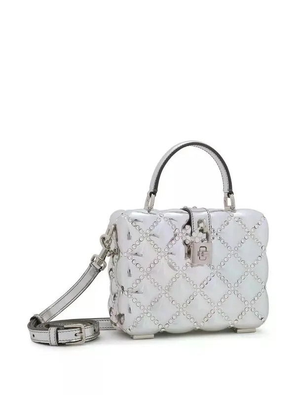 Dolce & Gabbana Dolce Box Rhinestone-embellished Top-handle Bag