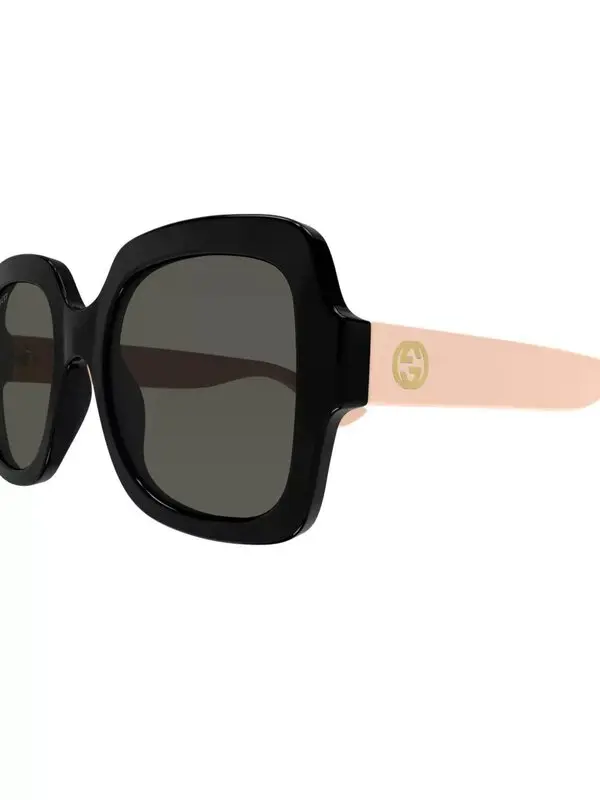 Gucci Oversized Frame Sunglasses - Black