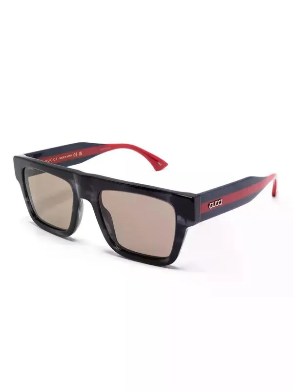 Gucci Square Frame Sunglasses - Blue
