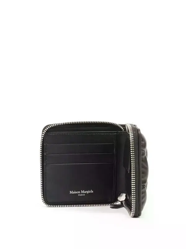 MAISON MARGIELA Leather Zip Around Wallet - Brown