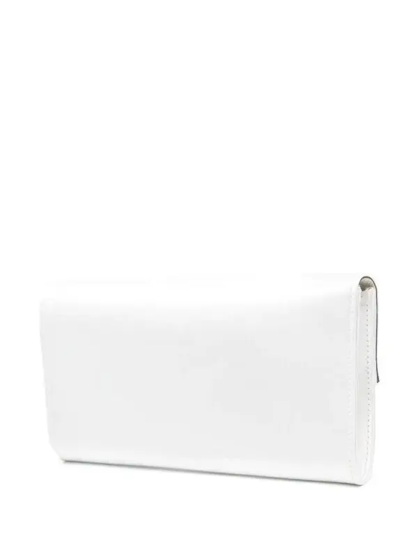 JIMMY CHOO Emmie Satin Clutch - Neutrals