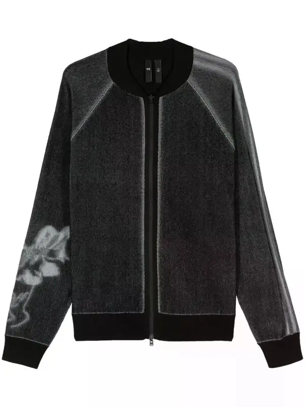Y3 Gfx Ribbed Cardigan