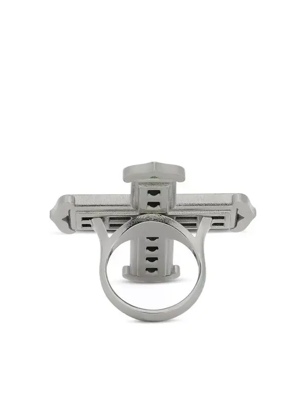Dolce & Gabbana Rhinestone-embellished Cross Ring