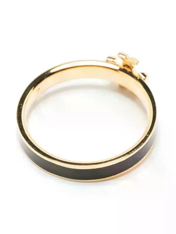 Tory Burch Enamel Motif Ring - Gold