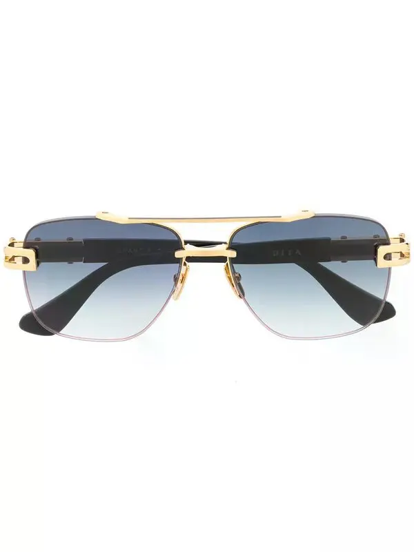 Dita Grand-evo One Square-frame Sunglasses - Black