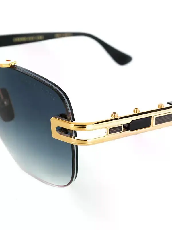 Dita Grand-evo One Square-frame Sunglasses - Black