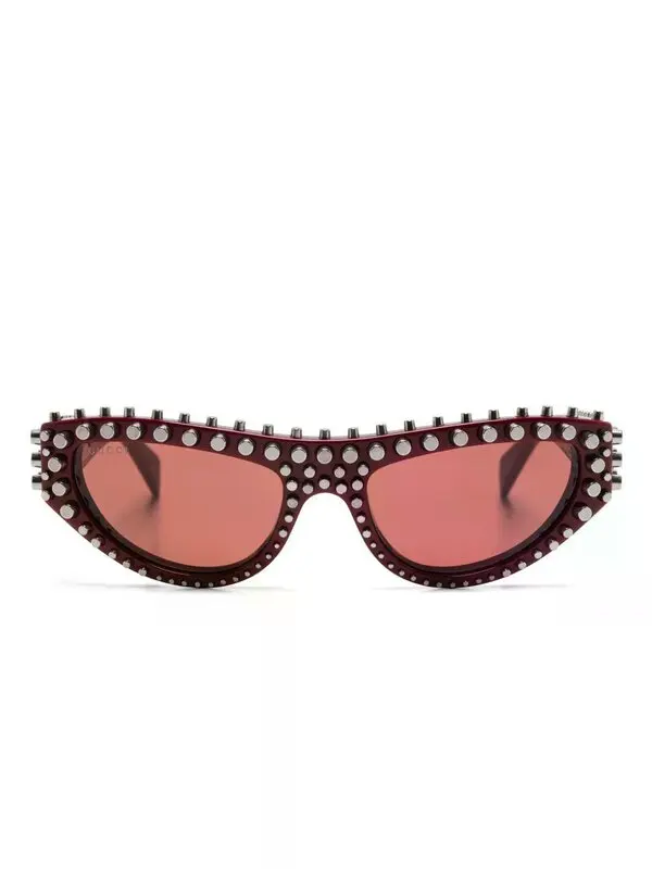 Gucci Cat-eye Frame Sunglasses - Red