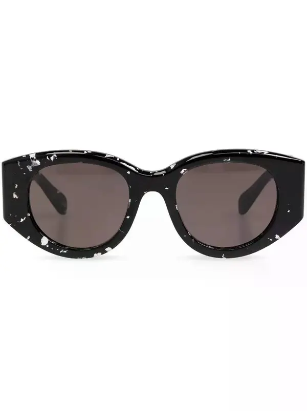 Chloé Gayia Square Frame Sunglasses - Black