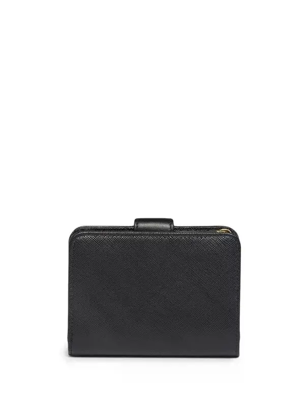Prada Small Leather Logo-detail Wallet - Black