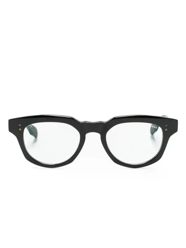Dita Radihacker Round-frame Glasses - Black