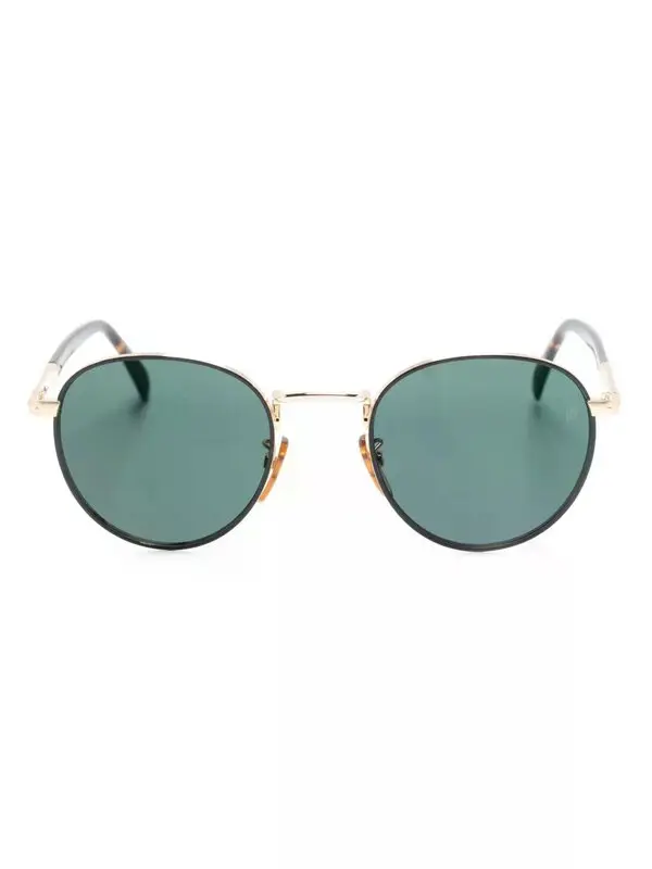 DB EYEWEAR BY DAVID BECKHAM Round-frame Tortoiseshell Sunglasses - Gold