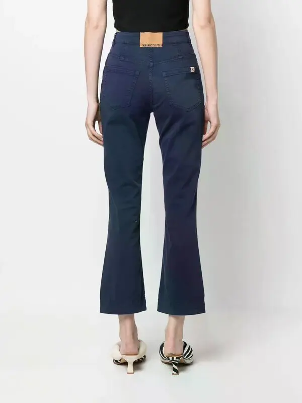 SEMICOUTURE Frederick Flared Cropped Jeans