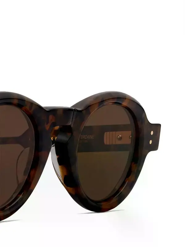 Thom Browne Tortoiseshell Round-frame Sunglasses
