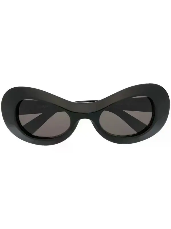 AMBUSH Polished Oval-frame Sunglasses - Black