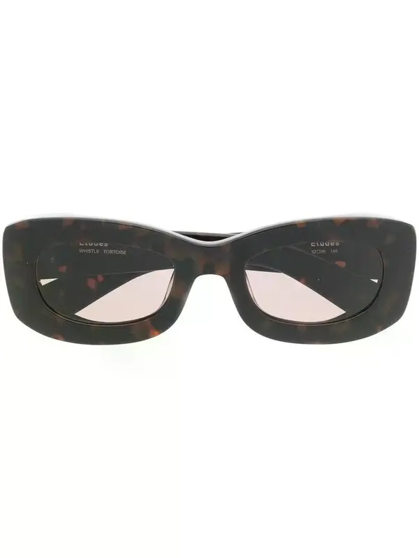 Études Studio Square Tortoiseshell-frame Sunglasses - Brown