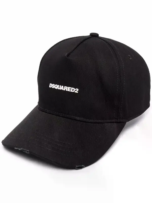Dsquared2 Embroidered Logo Baseball Cap - Black
