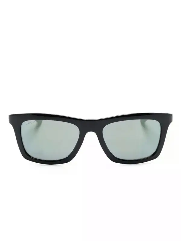 Gucci Rectangle-frame Sunglasses - Black