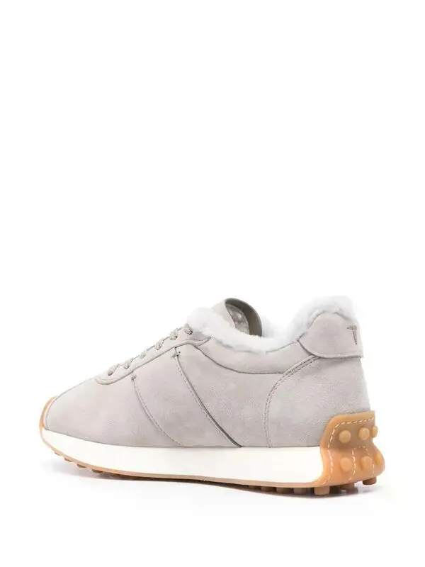 TOD'S Vintage Suede Sneakers - Grey