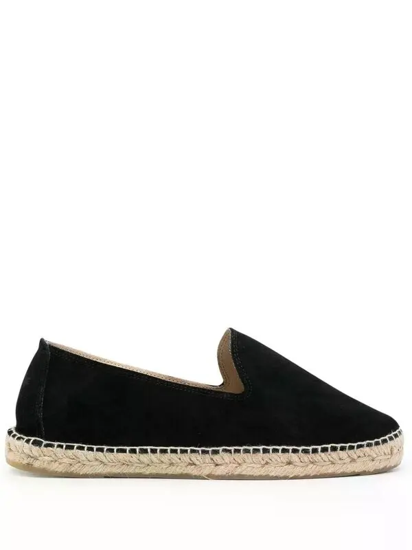 Manebí Round Toe Espadrilles - Black