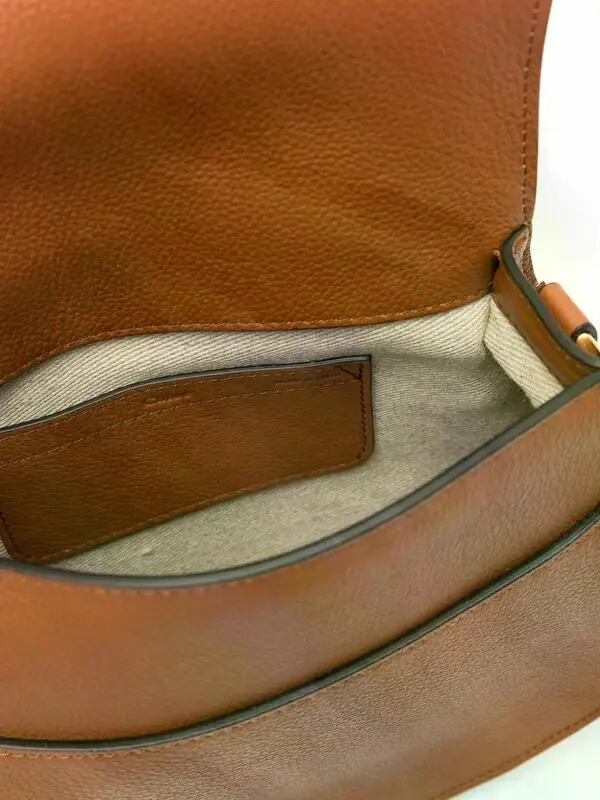 Chloé Marcie Leather Cross Body Bag - Brown