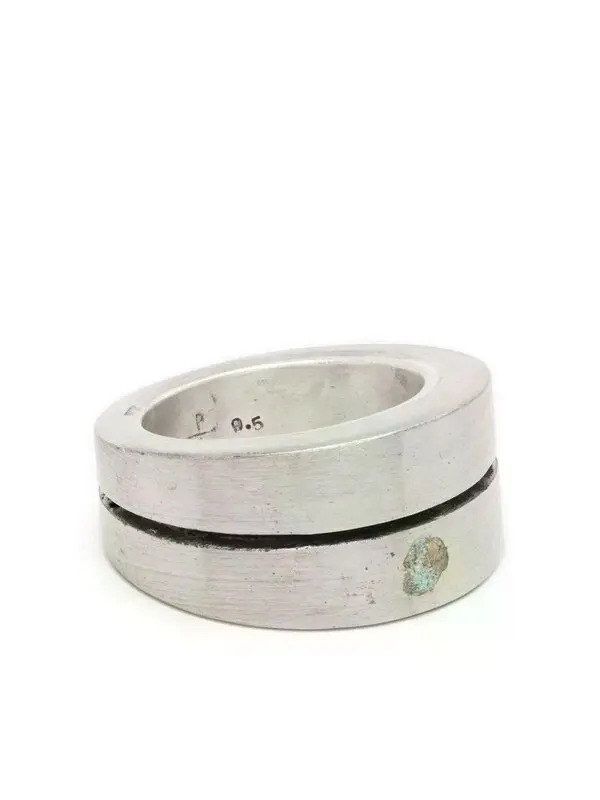 PARTS OF FOUR Crevice V2 Ring - Silver