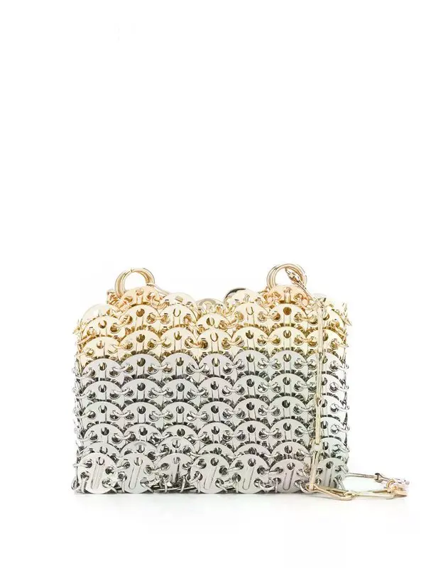 Rabanne Iconic Skyline 1969 Nano Bag - Silver