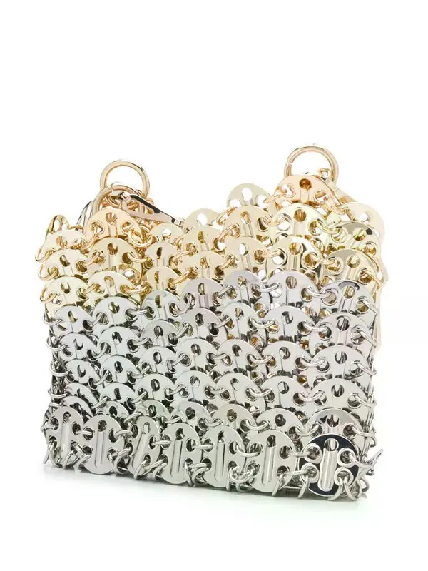 Rabanne Iconic Skyline 1969 Nano Bag - Silver