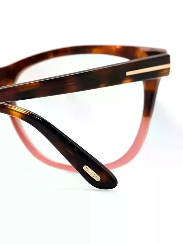 TOM FORD Wayfarer Frame Glasses - Brown