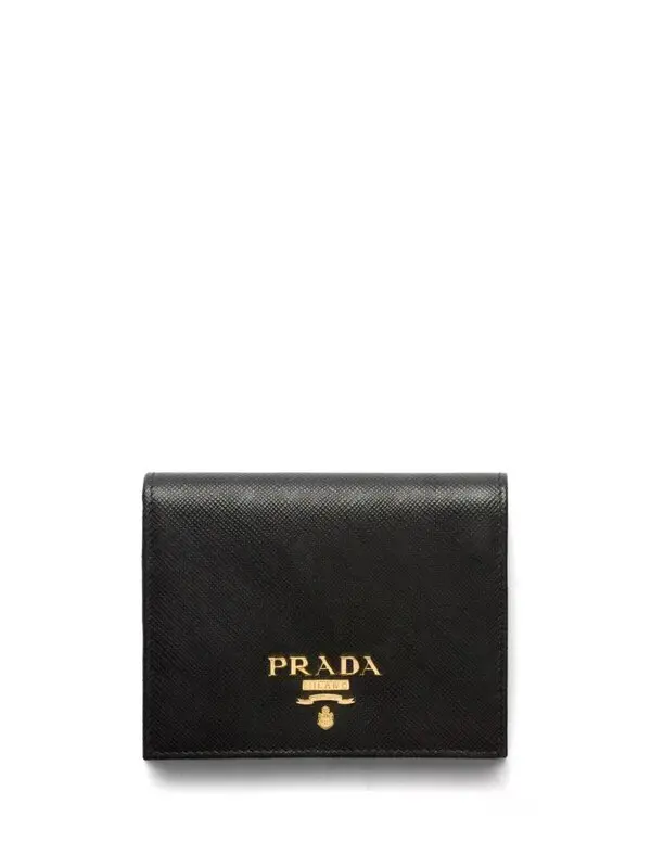Prada Small Saffiano Leather Wallet - Black