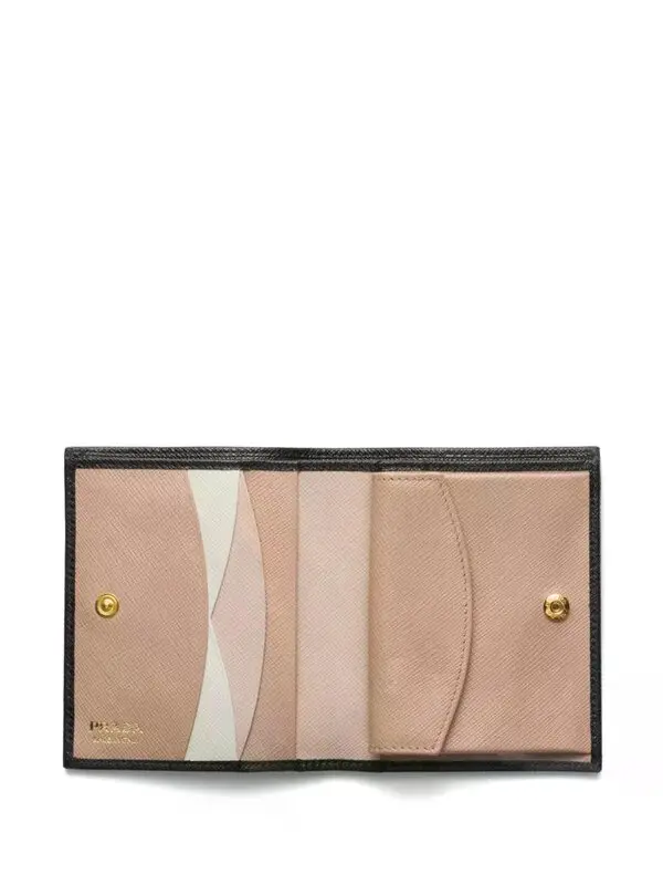 Prada Small Saffiano Leather Wallet - Black