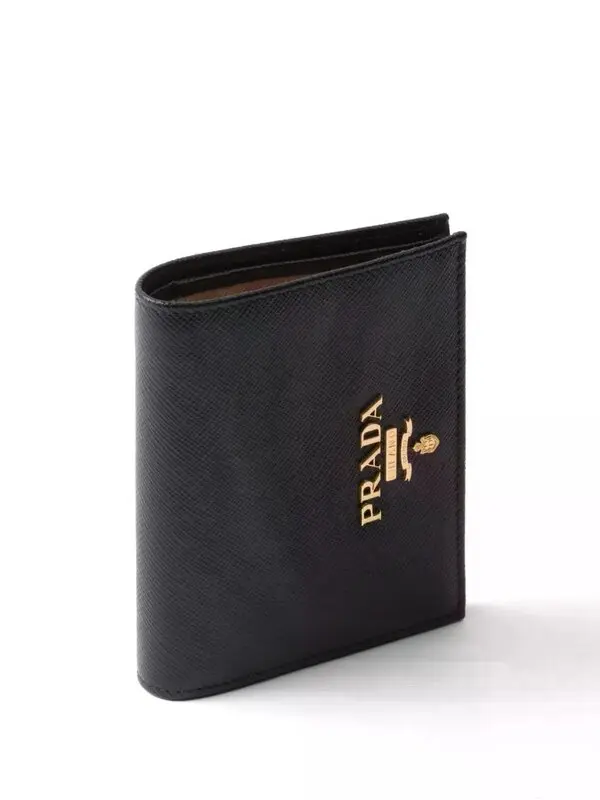 Prada Small Saffiano Leather Wallet - Black