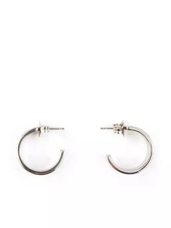 MAISON MARGIELA Numeric Engraved Hoop Earrings