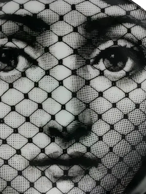 FORNASETTI Face Print Saucer
