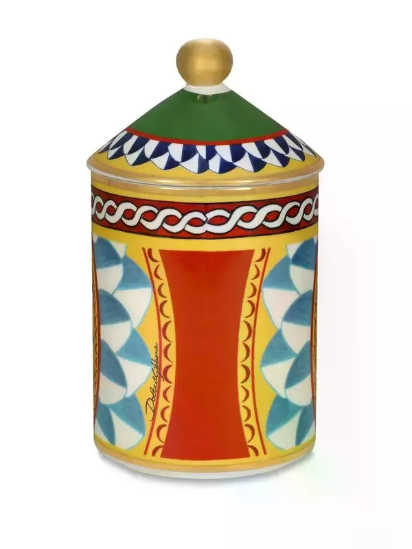Dolce & Gabbana Carretto-print Scented Candle