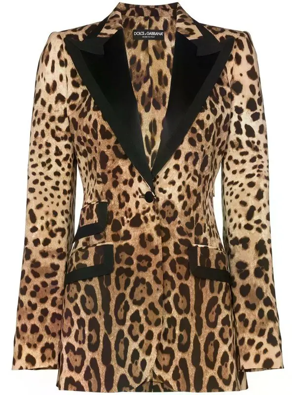 Dolce & Gabbana Leopard-print Blazer