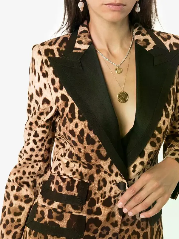 Dolce & Gabbana Leopard-print Blazer