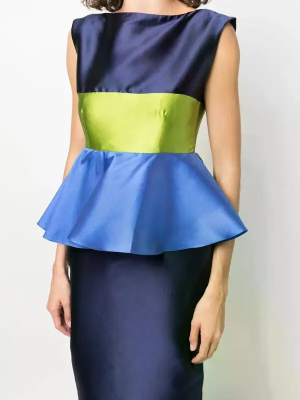 DESTREE Cy Colour-block Midi Dress