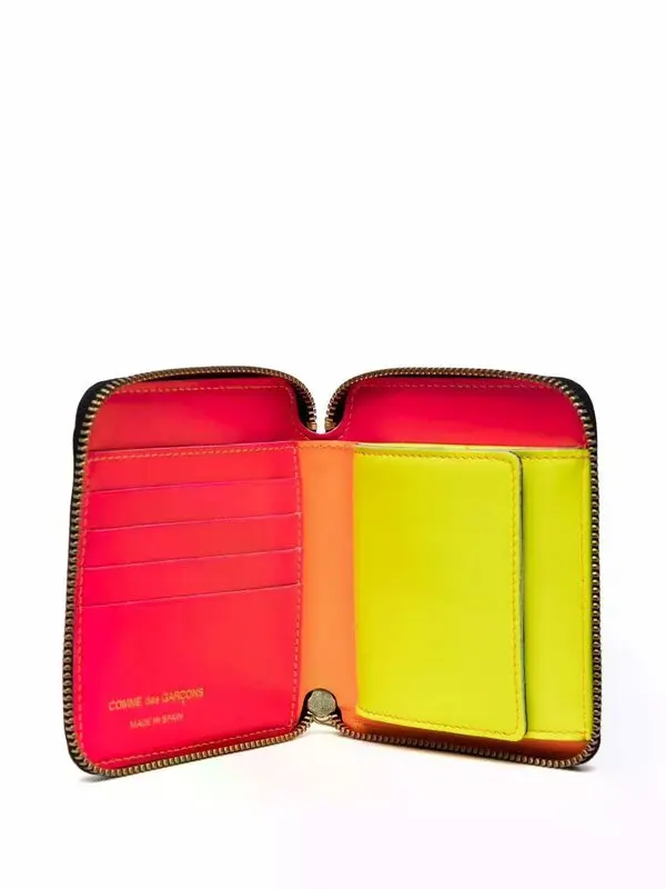 Comme Des Garçons Zipped Leather Wallet