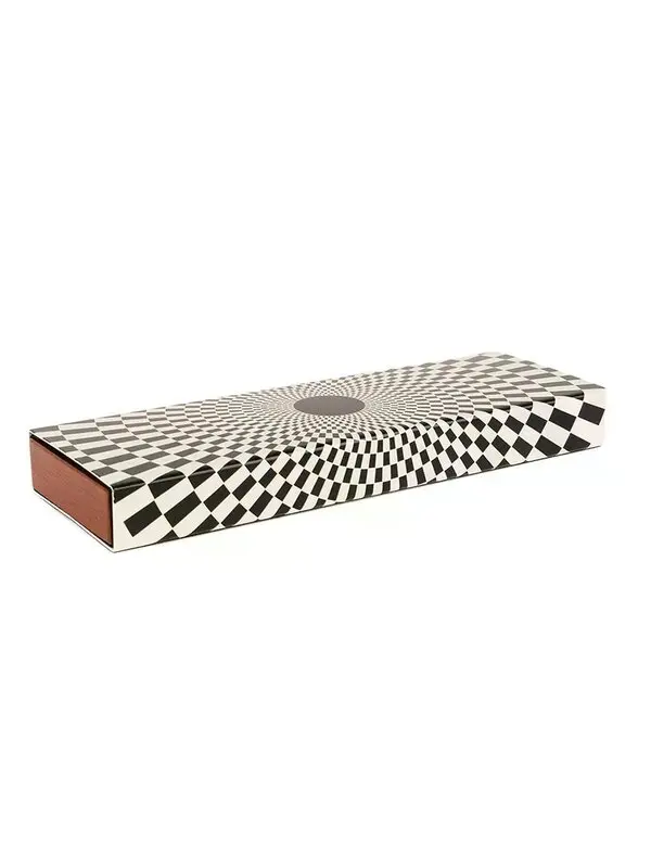 FORNASETTI Optic Print Case - Black