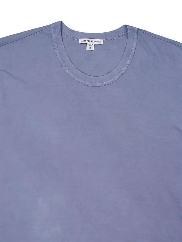 JAMES PERSE Crew-neck Cotton T-shirt - Blue