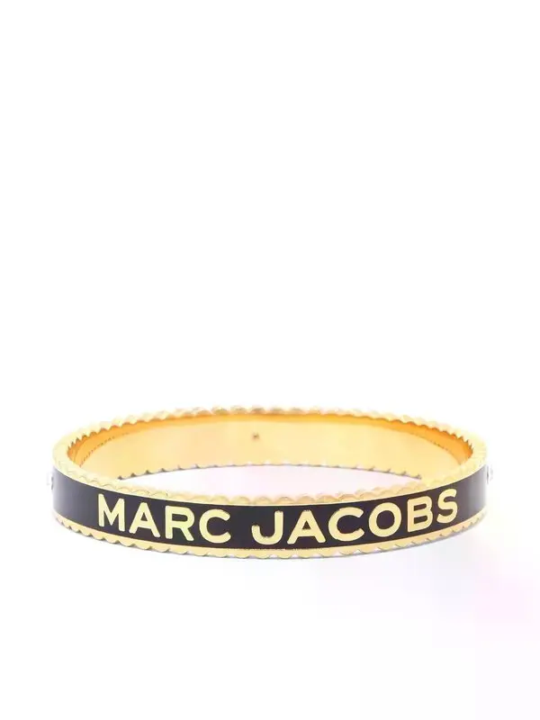 Marc Jacobs Logo Bangle - Black