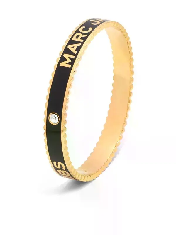 Marc Jacobs Logo Bangle - Black