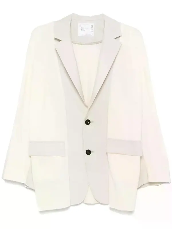 Sacai Paneled Cardigan