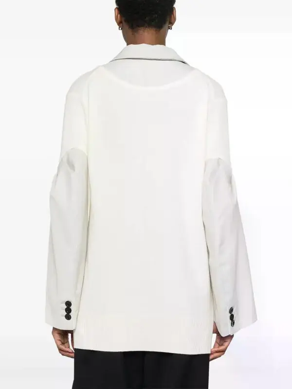 Sacai Paneled Cardigan