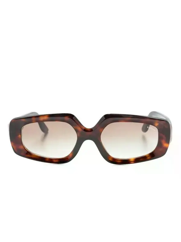 LAPIMA Joana Rectangle-frame Sunglasses - Brown