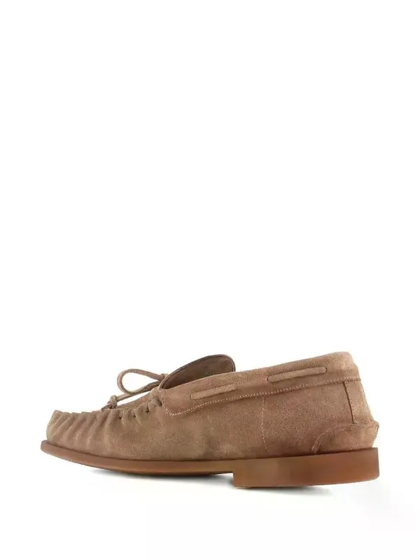 ALEXANDER HOTTO Suede Moccasin Loafers
