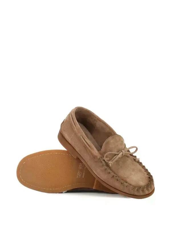ALEXANDER HOTTO Suede Moccasin Loafers