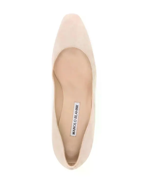 Manolo Blahnik Okkatopla 50mm Suede Pumps
